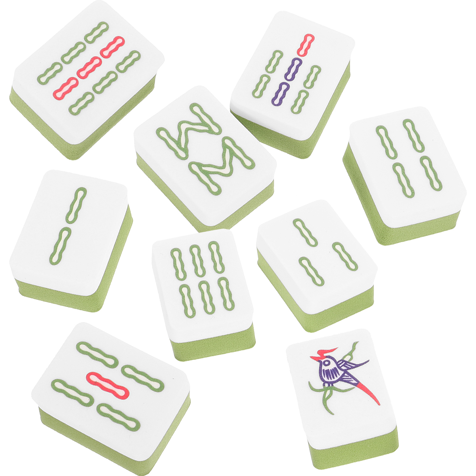 9 Pcs Envelope Moistener Mahjong Powder Puff Makeup Sponge for ...