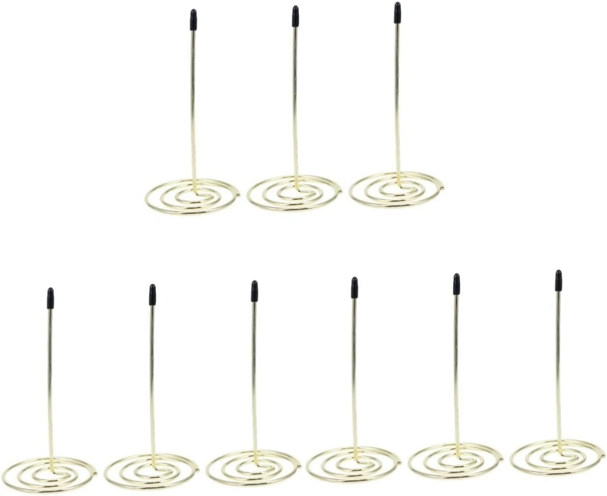 9 Pcs File Folder Stainless Steel Forks Reciepts Receipt Stabber Ticket ...