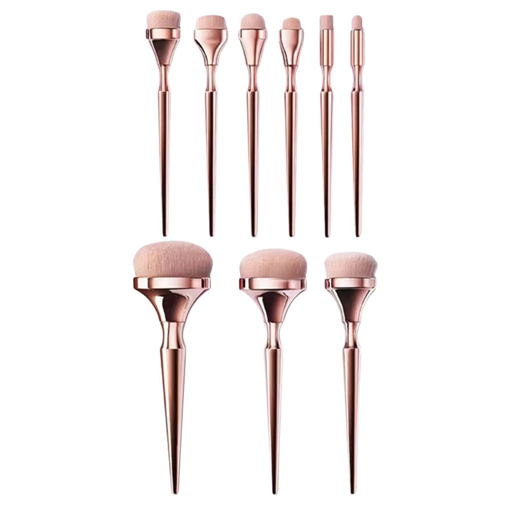 9 Pcs Full Makeup Kit for Women Stippling Brush Long-lasting Brushes ...