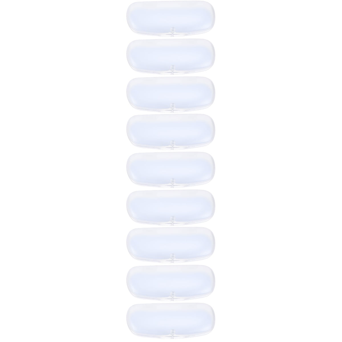 9 Pcs Glasses Case Eyeglass Cases PVC Spectacle Clear Transparent Hard ...