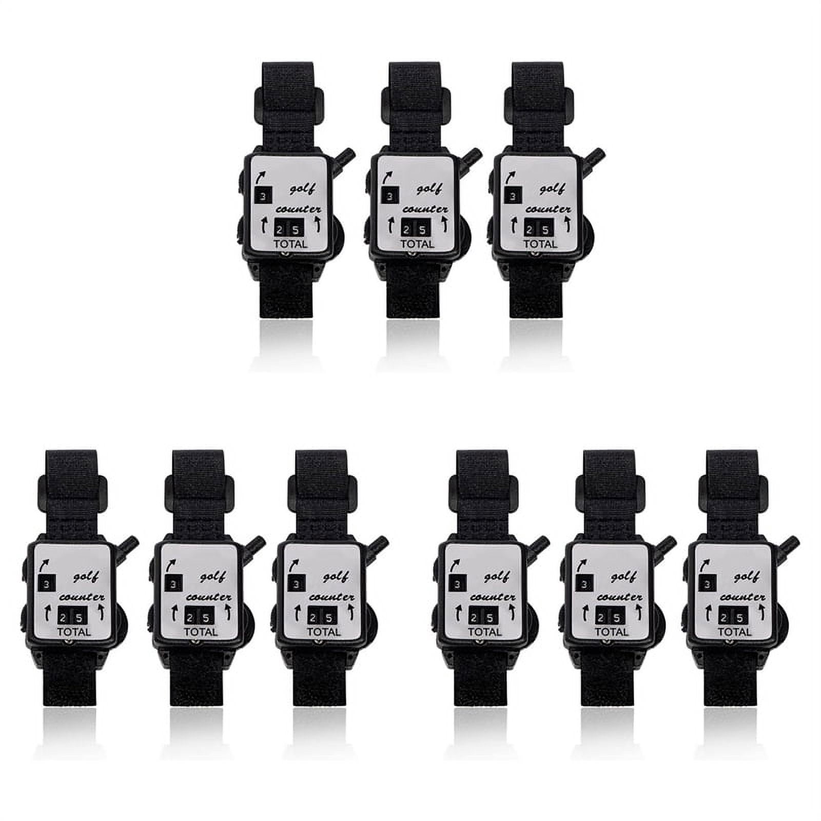 9 Pcs Golf Score Counter, Mini Golf Stroke Counter Watch with Reset ...