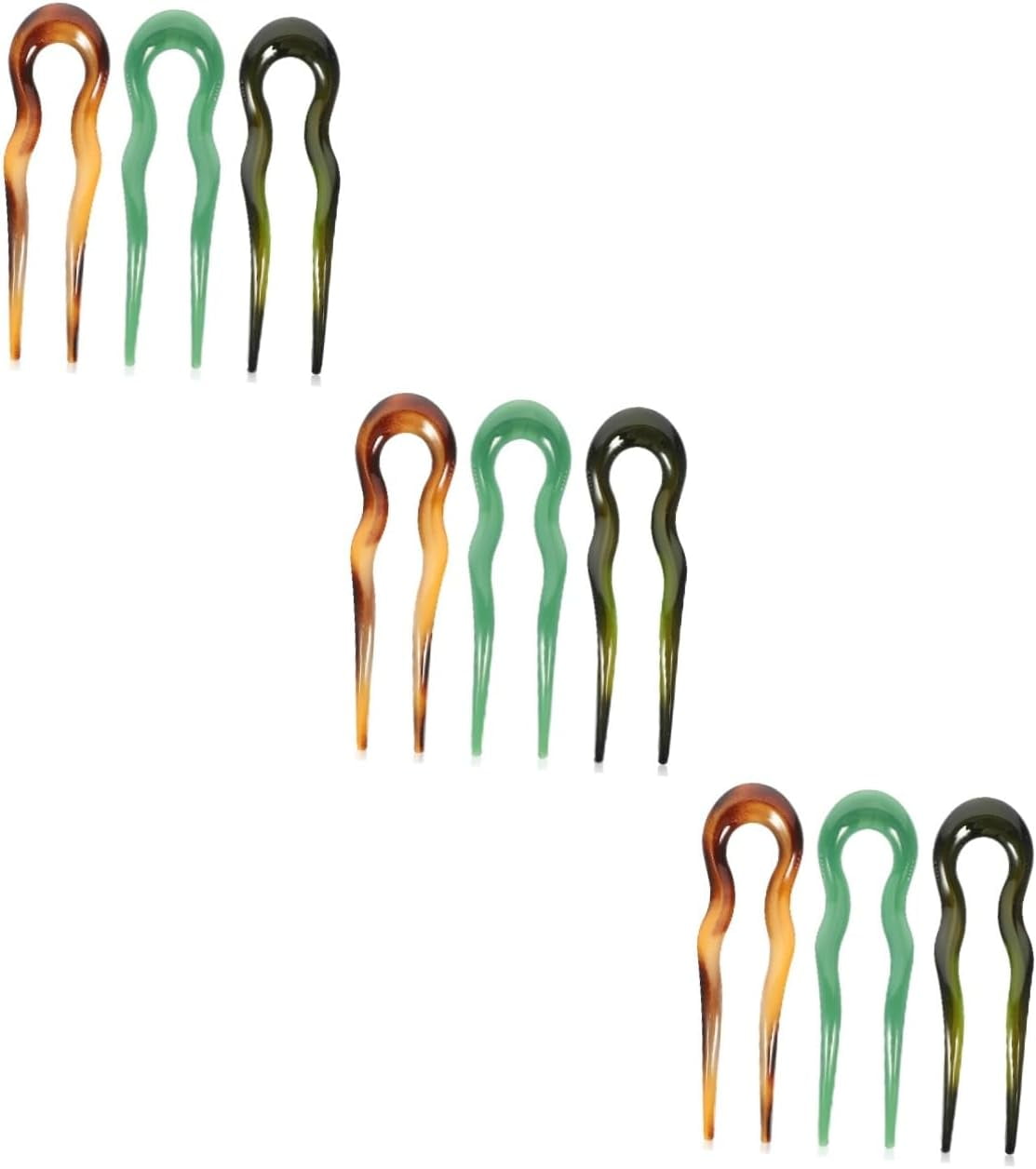 9 Pcs Hairpin Hairstyle Chignon U Shaped Womens Hair Clips Girl Hair ...