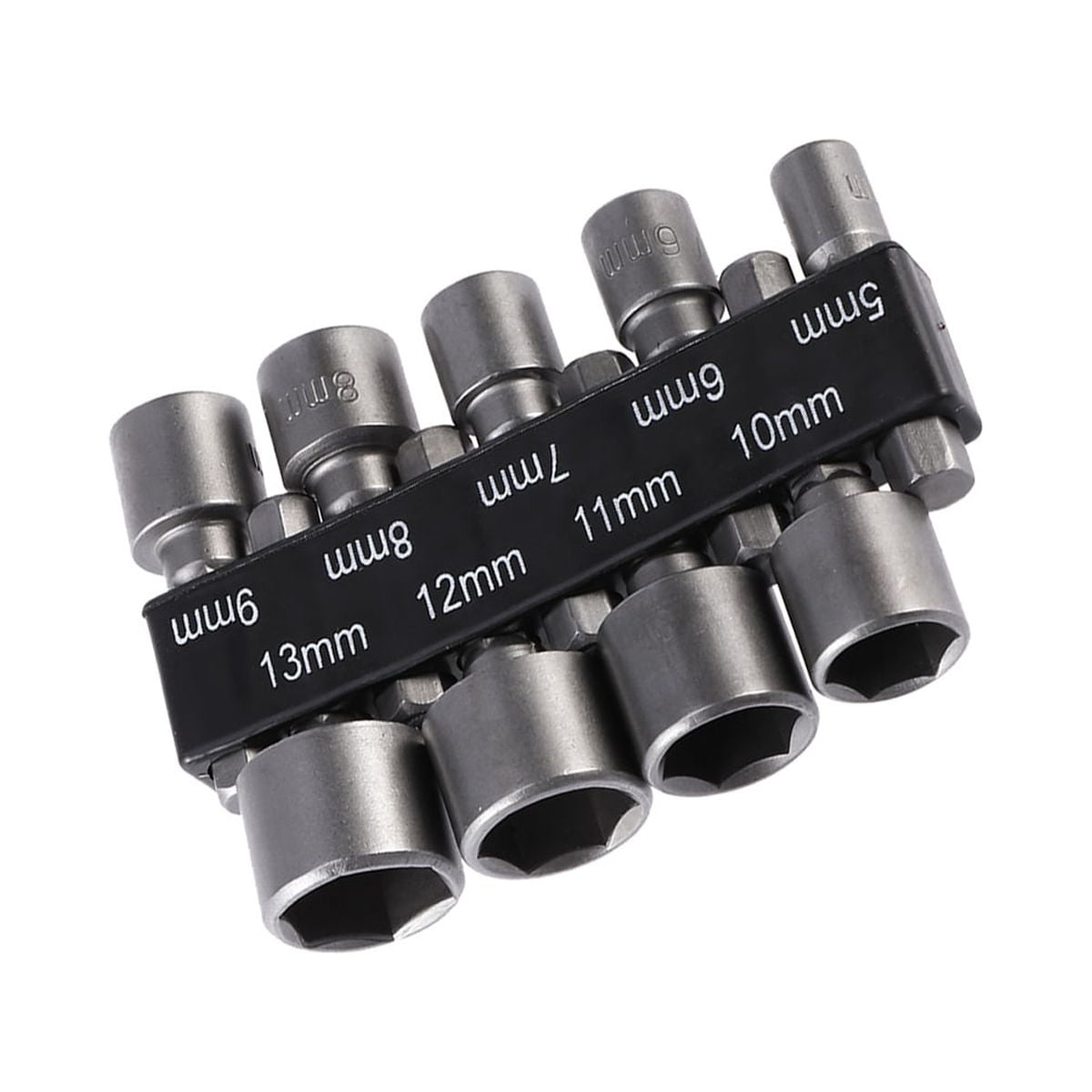9 Pcs Hexagon Shank Nut Driver Socket Socket Set Hex Bit Sockets ...
