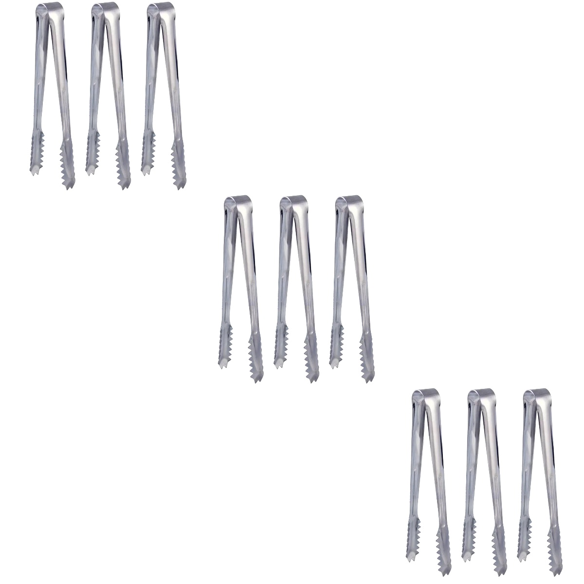 9 Pcs Nipper Chef Tongs Small Tongs for Kitchen Stainless Steel Sugar ...