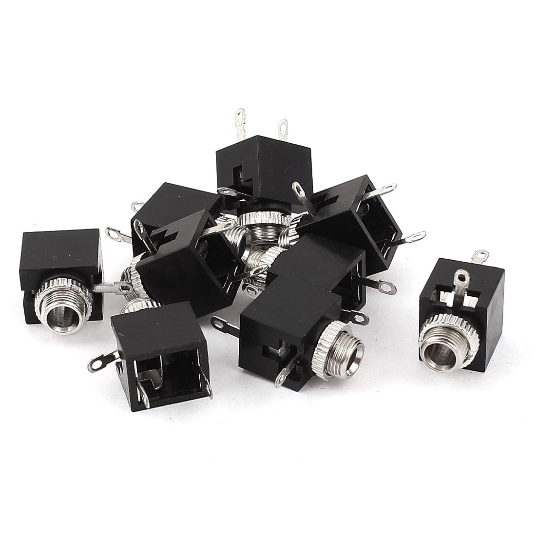 9 Pcs PCB Mount 3 Pin Terminals 3.5mm Female Audio Jack Socket ...