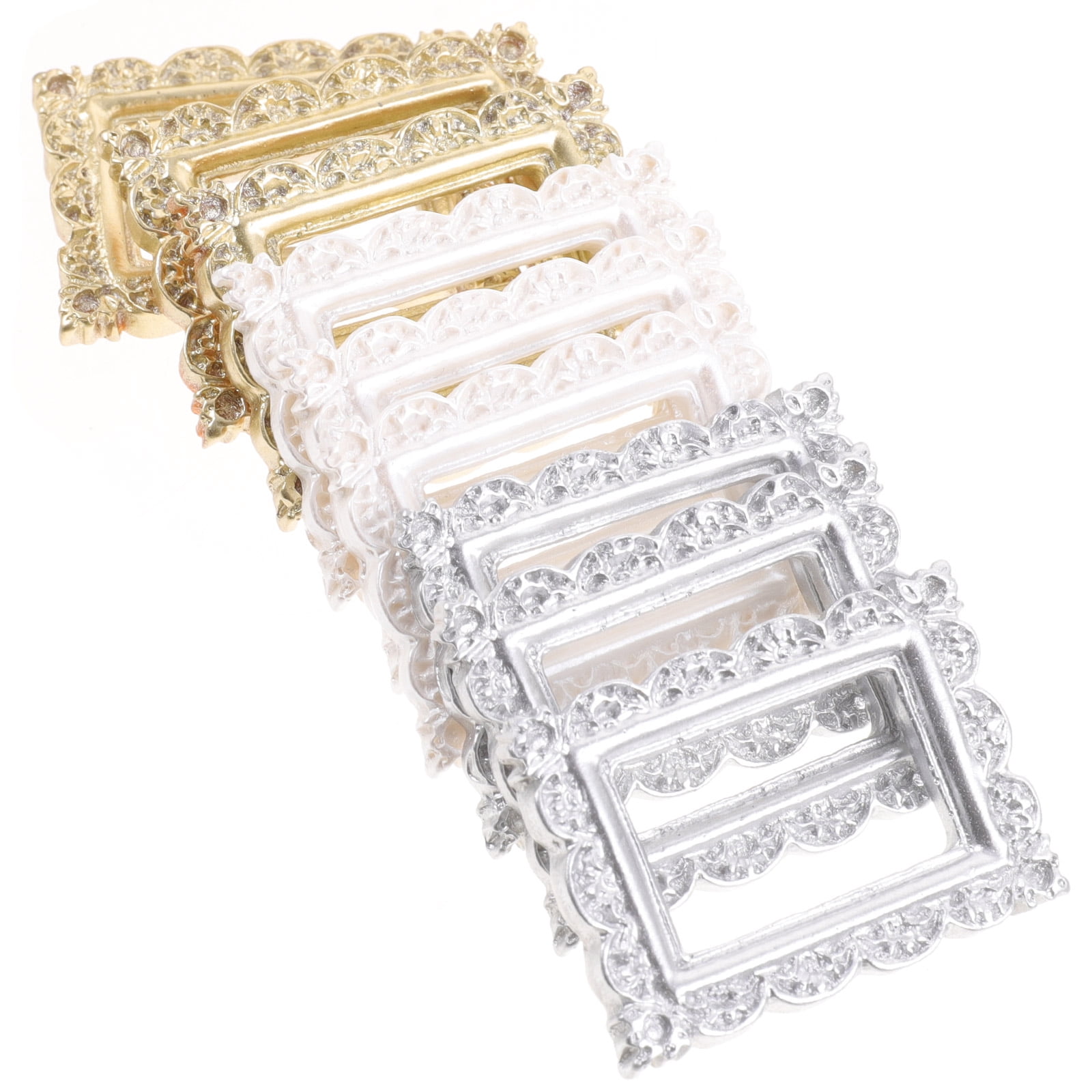 9 Pcs Photo Frame Ornaments Decoration Resin Crafts Mini Miniatures ...