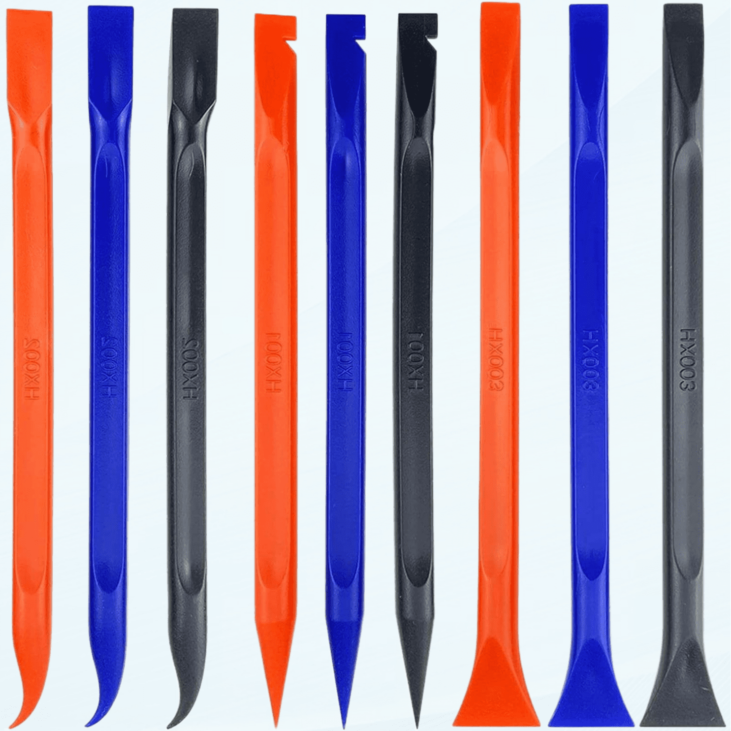 9 Pcs Plastic Scraper Tool, Multi-Purpose Scraper Non-Scratch Cleaning ...