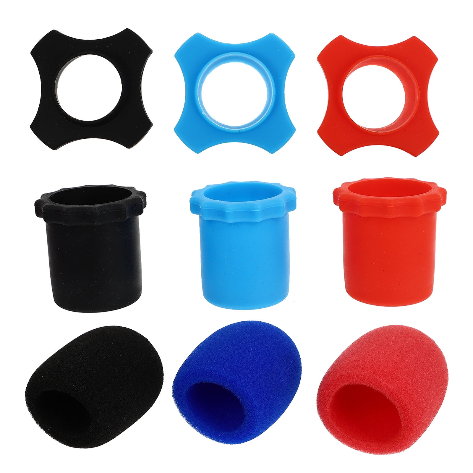 9 Pcs Practical Microphone Covers Protective Tools for Microphones Holder - Walmart.com