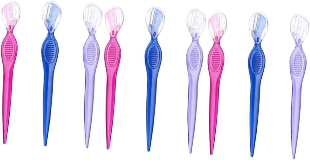 9 Pcs Razors for Women Face Hair Razor Dermaplaning Tool Eyebrow ...