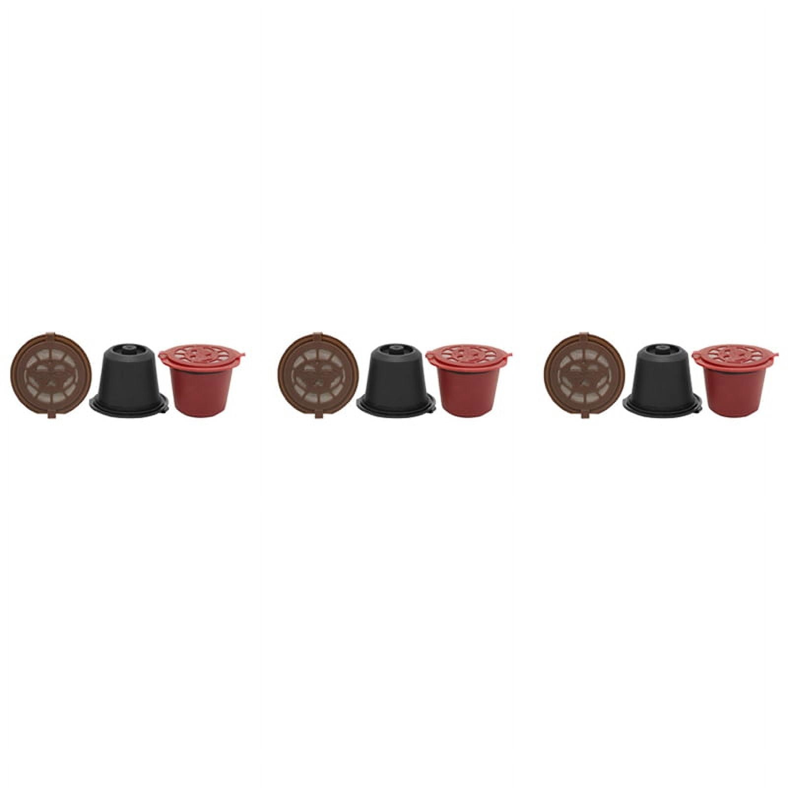 9 Pcs Refillable Reusable Espresso Capsule for Coffee Machine Reusable ...