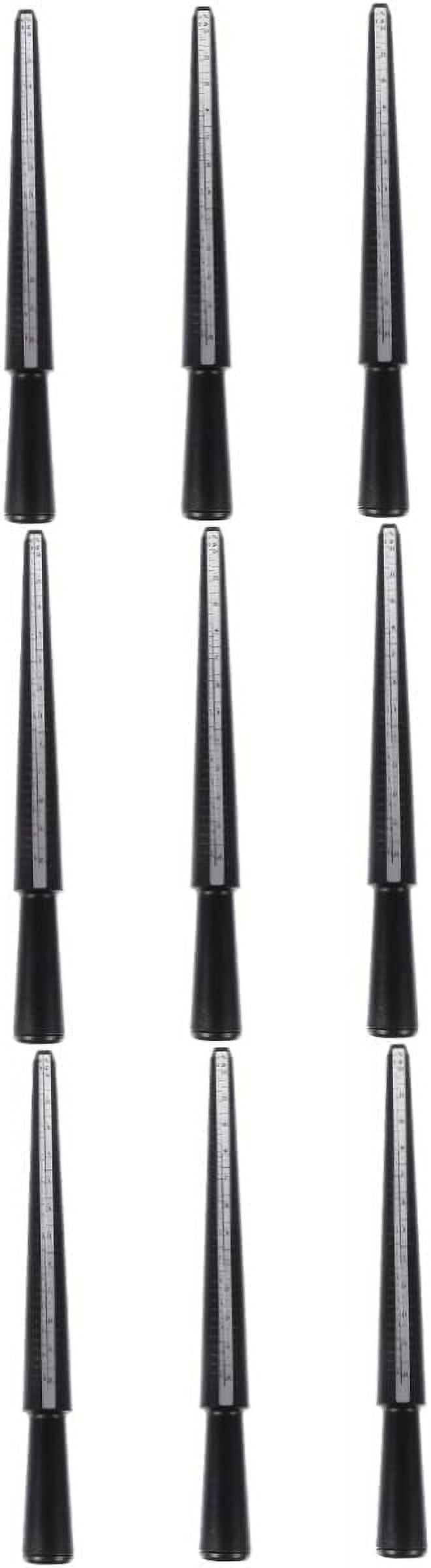 9 Pcs Ring Measuring Stick Rings Finger Measuring Gauge Ring Sizer ...