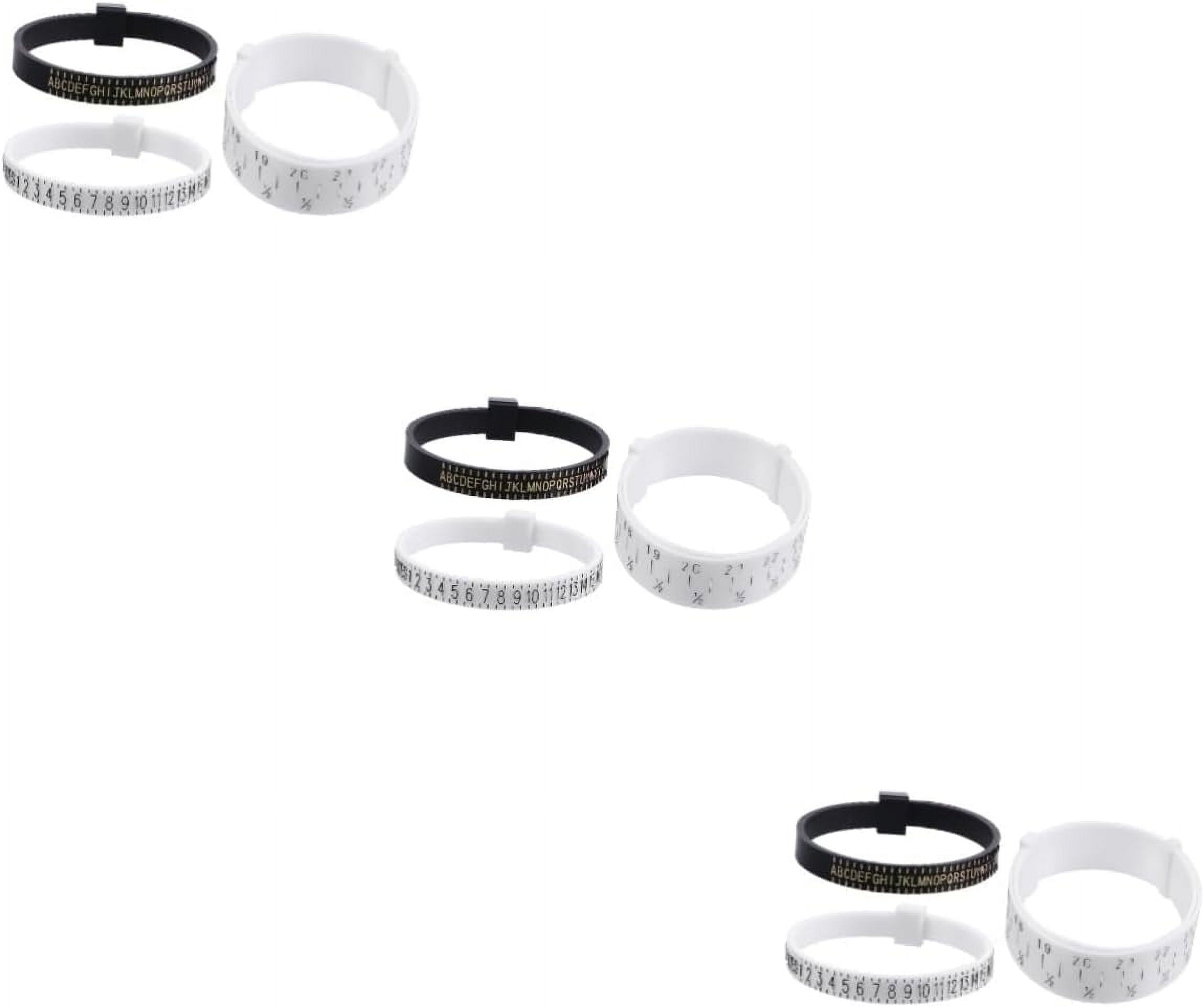 9 Pcs Ring Ruler Finger Gauge Ring Sizer European Ring Size Ring Gauge ...