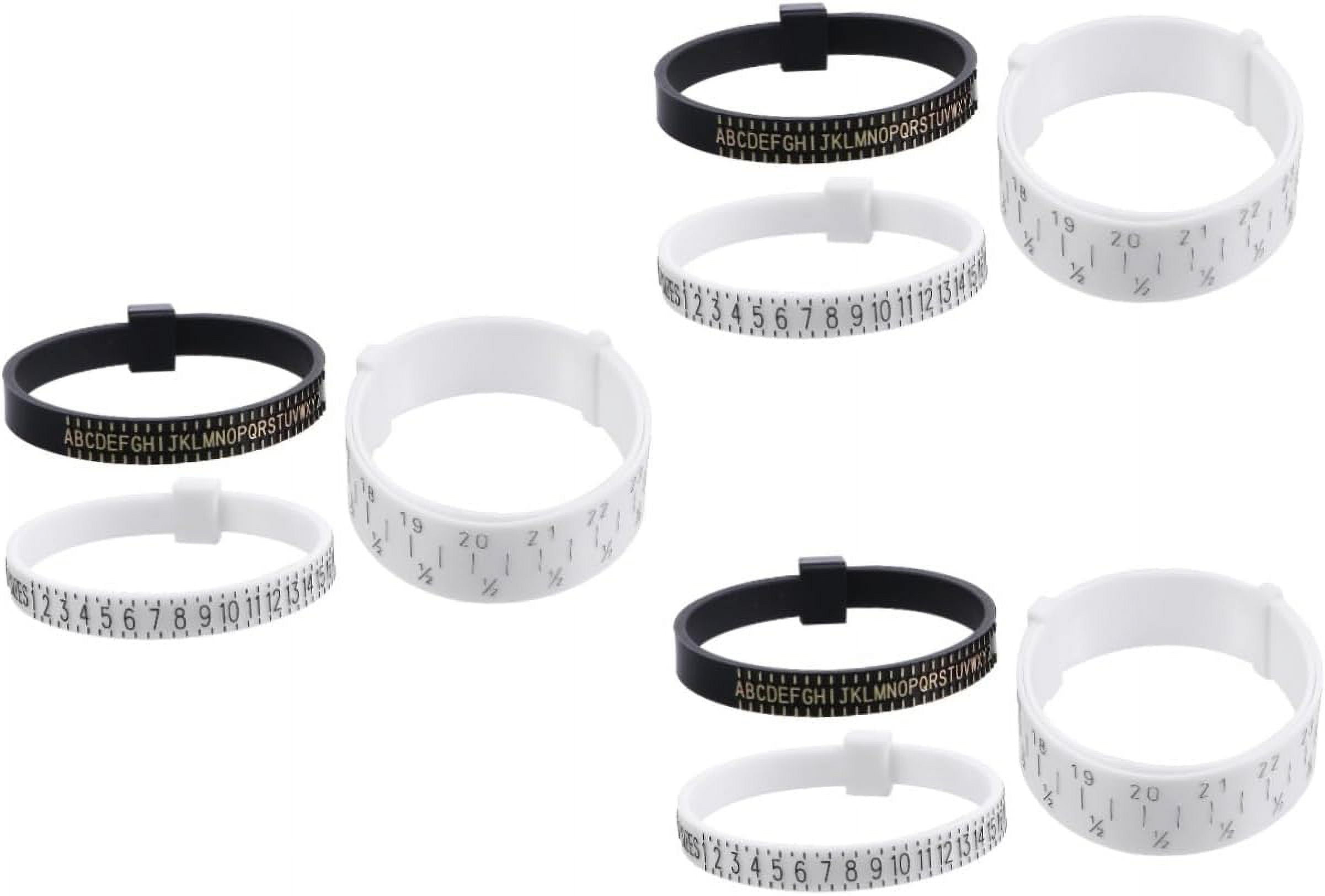 9 Pcs Ring Ruler Rings Tools Finger Sizer Gauge Finger Gauge Ring Sizer ...