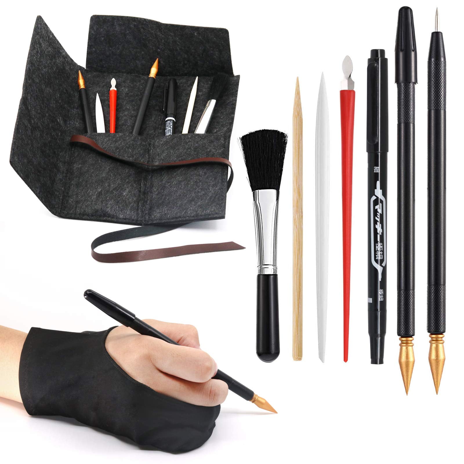 9 Pcs ScratchTRDN Art Tools, Scratching Drawing Tools Set Kids Painting ...