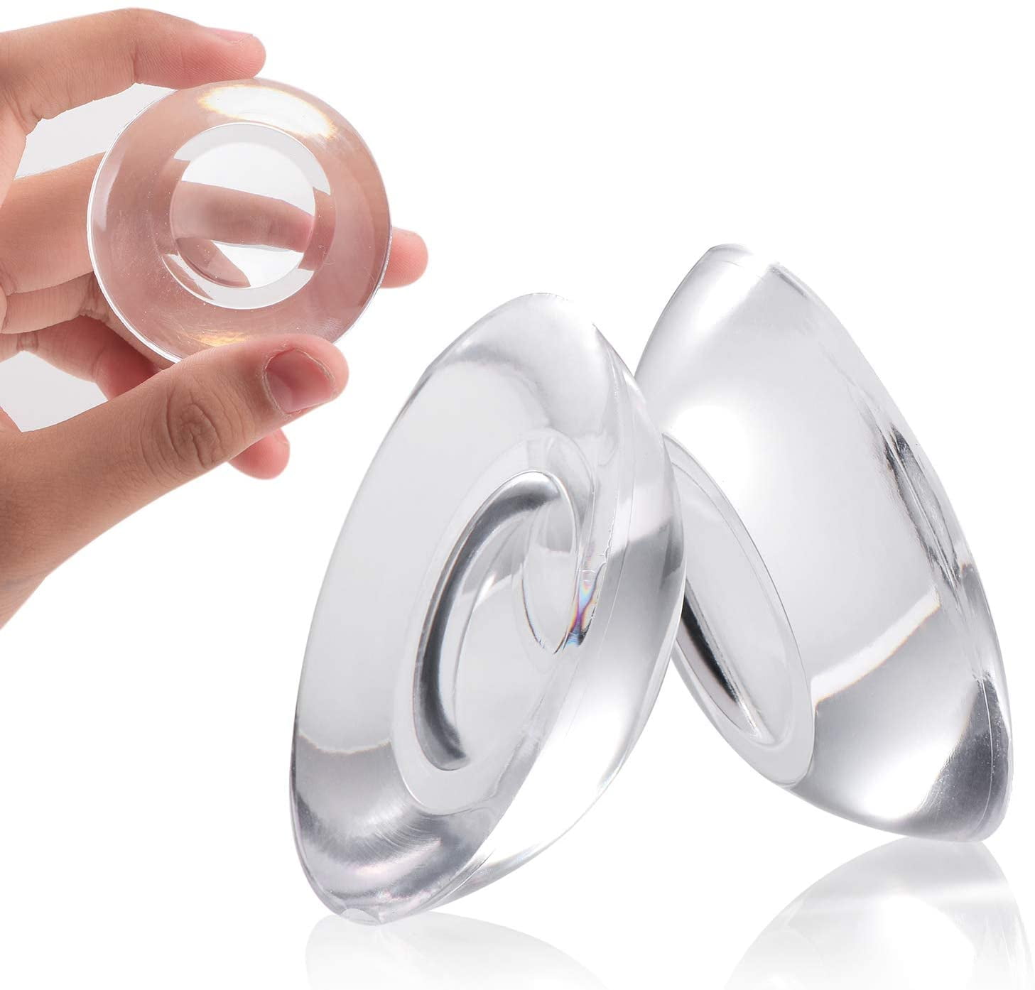 9 Pcs Silicone Door Bumper Wall Protector , Self Adhesive Clear Door ...