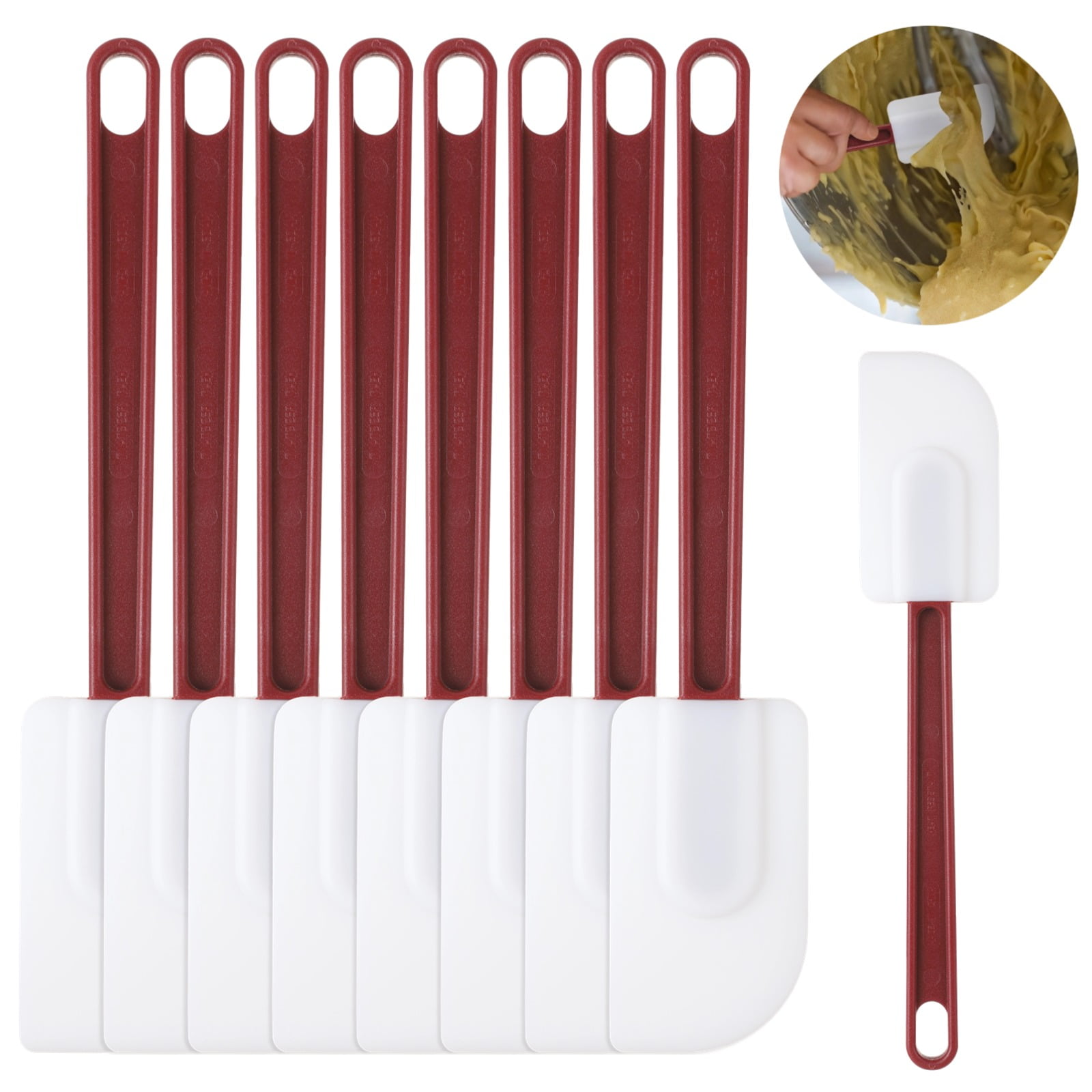 9 Pcs Silicone Spatulas, Heat Resistant Spatulas, Multi-purpose ...