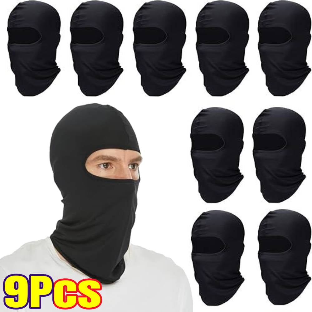 9 Pcs Ski Mask Cover Balaclava Full Face Mask Winter Face Cover UV ...