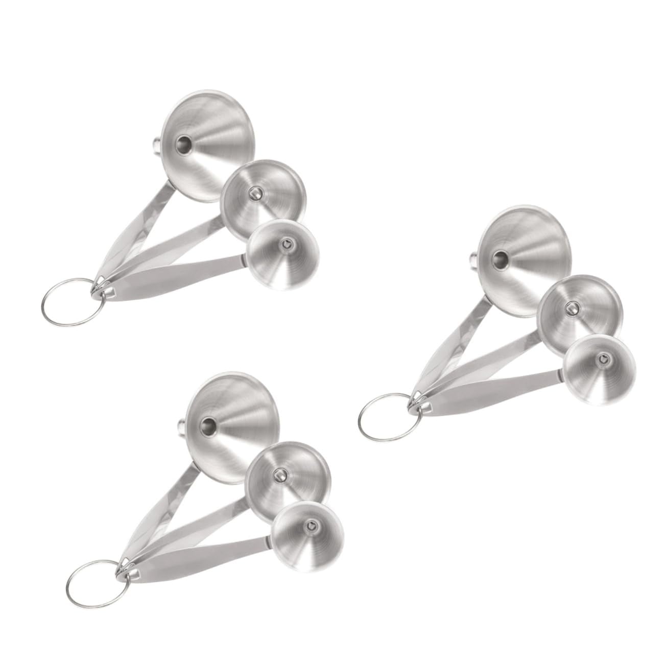 9 Pcs Soy Funnel Stainless Steel Funnel Perfume Funnel Metal Funnel ...