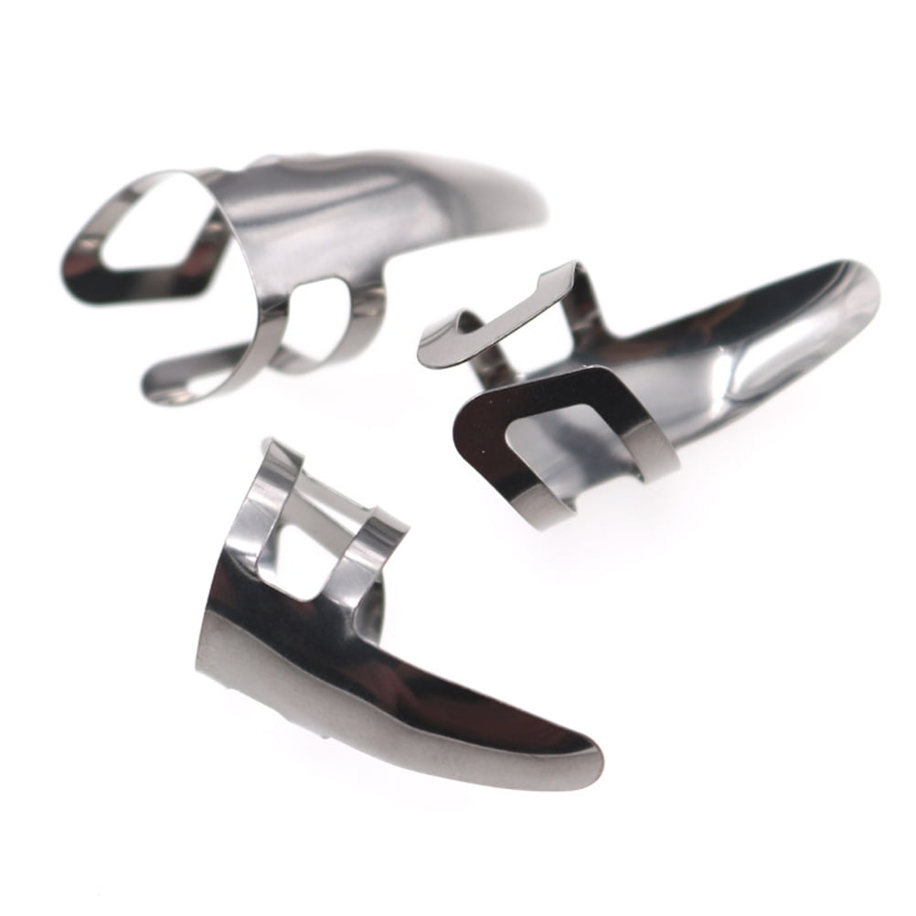 9 Pcs Banjo for Left Hand Stainless Steel Index Finger Pick Guitar ...