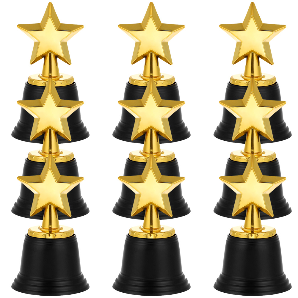 9 Pcs Star Trophy Funny Trophy Party Game Prizes Toddler Trophy Kids ...