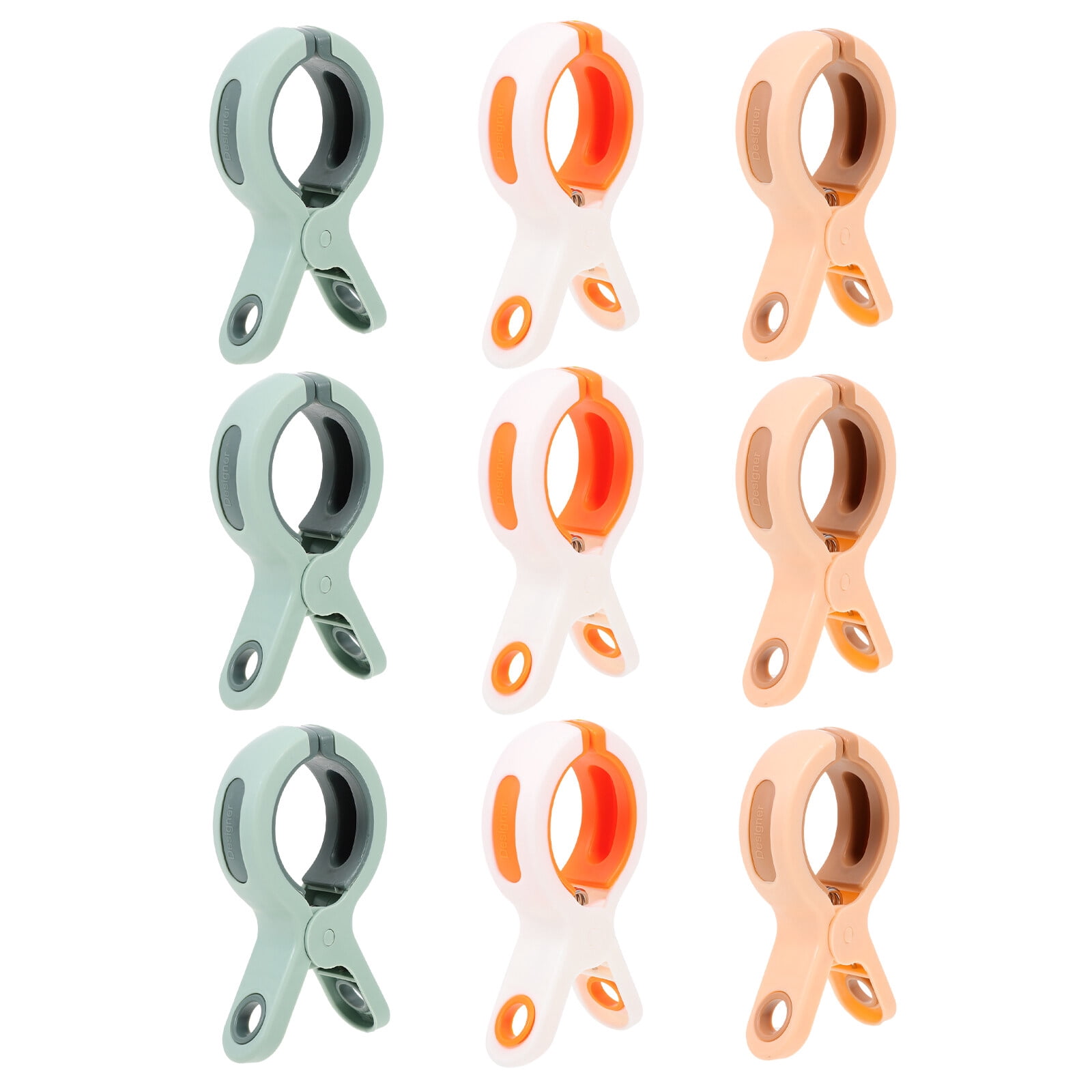 9 Pcs Sun Lounger Towel Clip Beach Chair Holder Clips Tongs Clothes ...