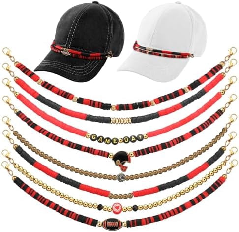 9 Pcs Trucker Hat Chains Trucker Hat Charms Women Man Bill Decoration ...