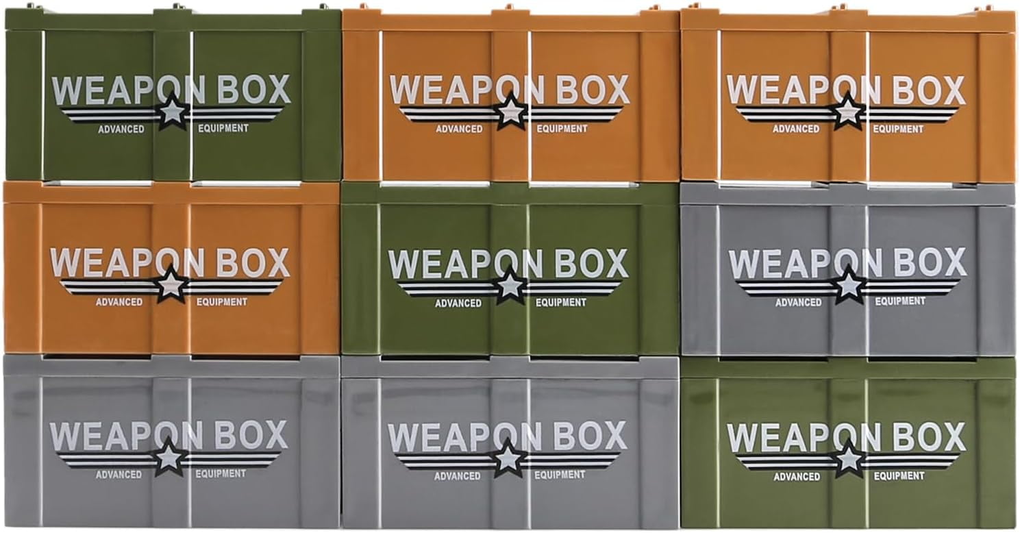 9 Pcs Weapons Case for Military Toy Building Block, Military Transit ...