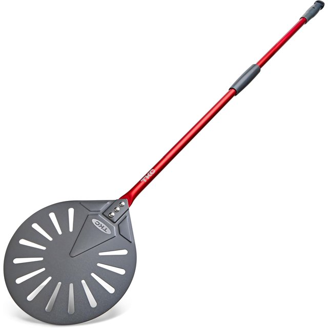 9" Perforated Pizza Peel - Professional Aluminum Pizza Turner with Long ...