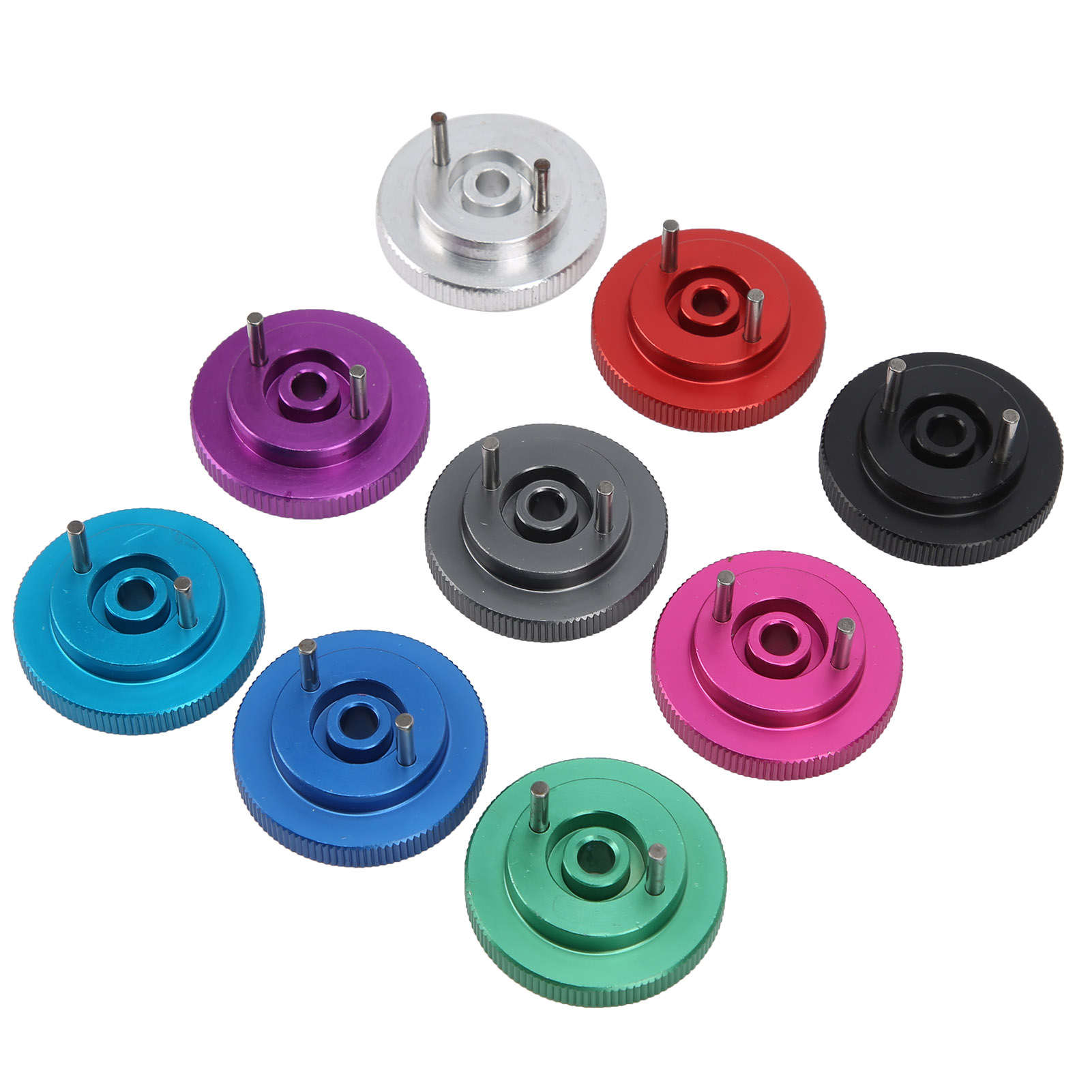 9-Piece Aluminum Alloy Lightweight Flywheel Set for 1/10 Scale RC Oil ...