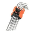 9 Piece L Type Wrench Set Steel Hexagonal Allen Key Tool L Shaped ...