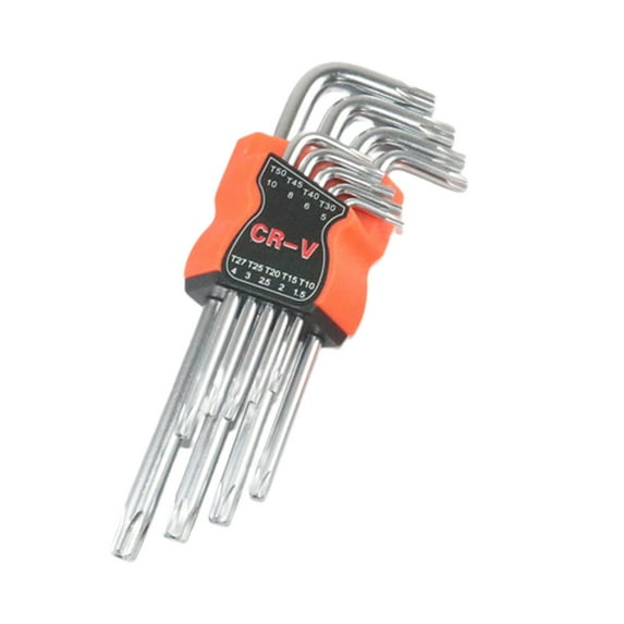 9 Piece L Type Wrench Set Steel Hexagonal Allen Key Tool L Shaped ...
