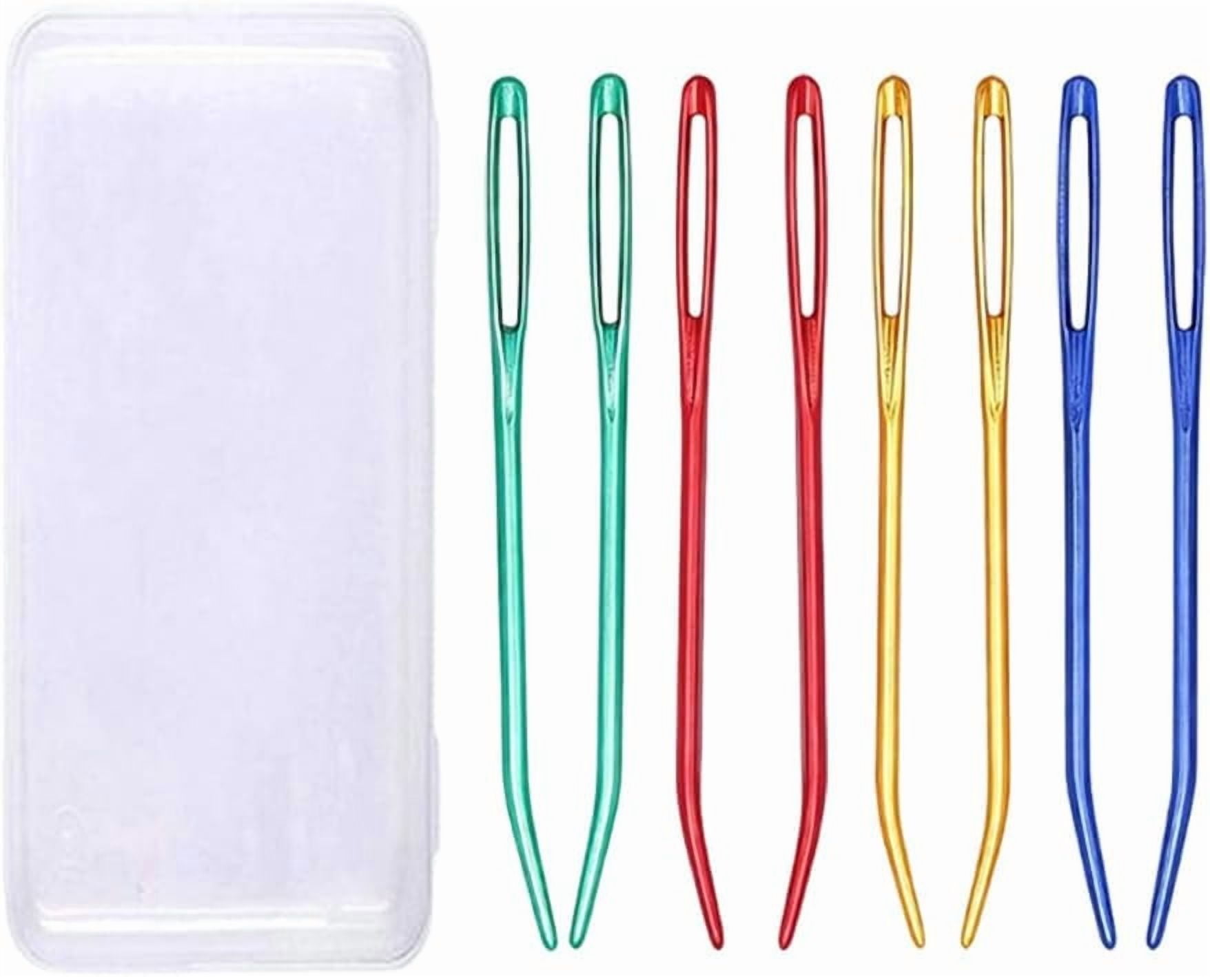 9-Piece Large Eye Yarn Needles Set, Bent & Straight Blunt Tapestry ...