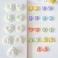 9-Piece Mini Soft Clay Earrings Mold Set | DIY Jewelry Making Tools for ...