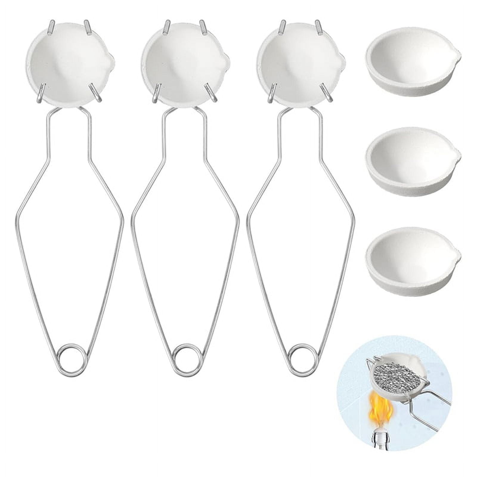9-Piece Molten Metal Kit, 6 Ceramic Quartz Crucifixes, 3 Whip Clamp ...