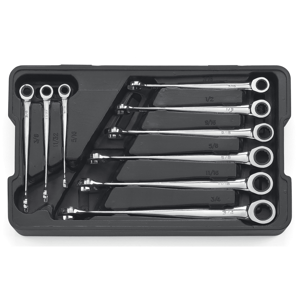 9 Piece SAE X Beam Ratcheting Combo Wrench Set Nepal Ubuy
