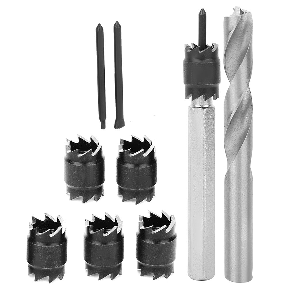 9-Piece Spot Weld Cutter Set - HSS Drill Bits for Welding - Walmart.com