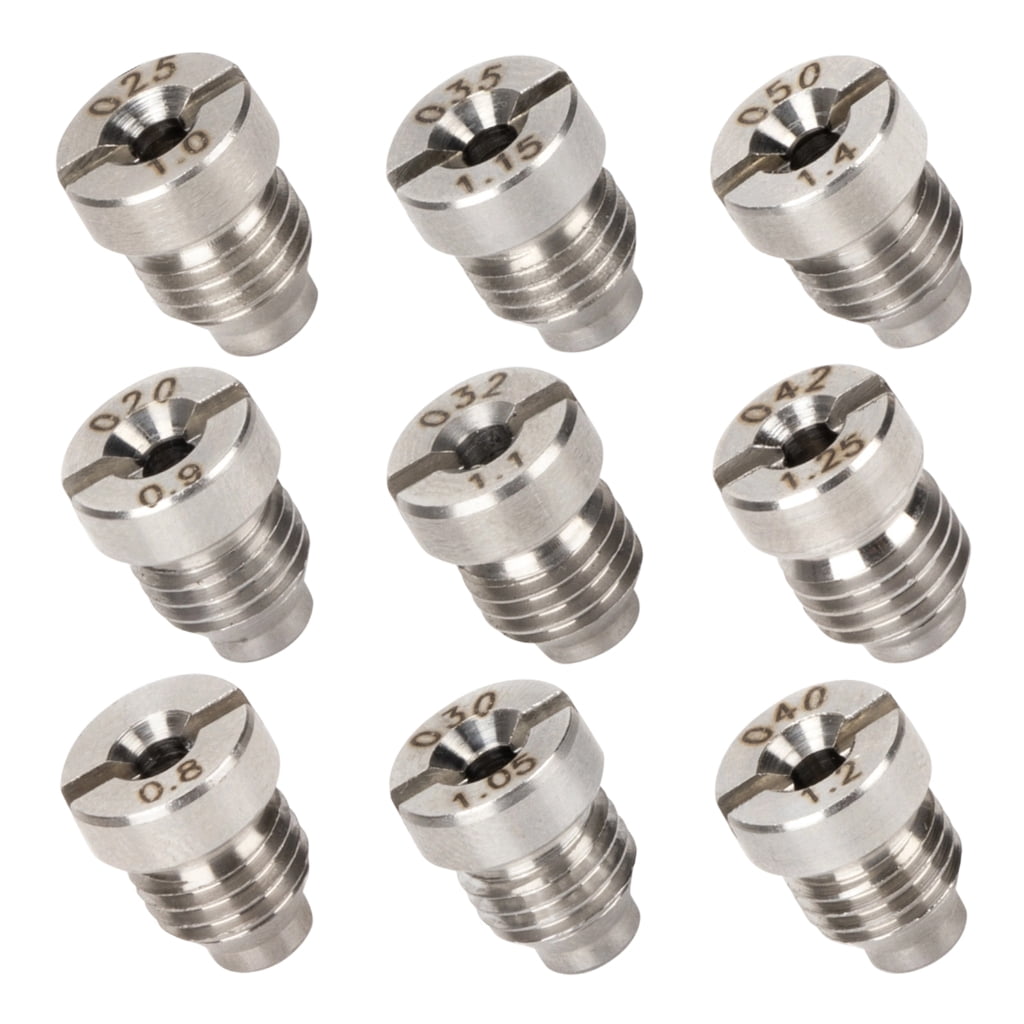 9-Piece Stainless Steel Pressure Washer Nozzle Set 9 Patterns For Car ...