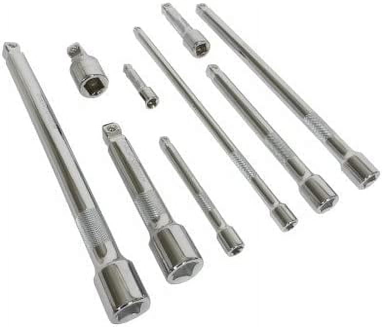 9 Piece Wobble Extension Bar Set (1/4â€ , 3/8" and 1/2â€ Drive ...