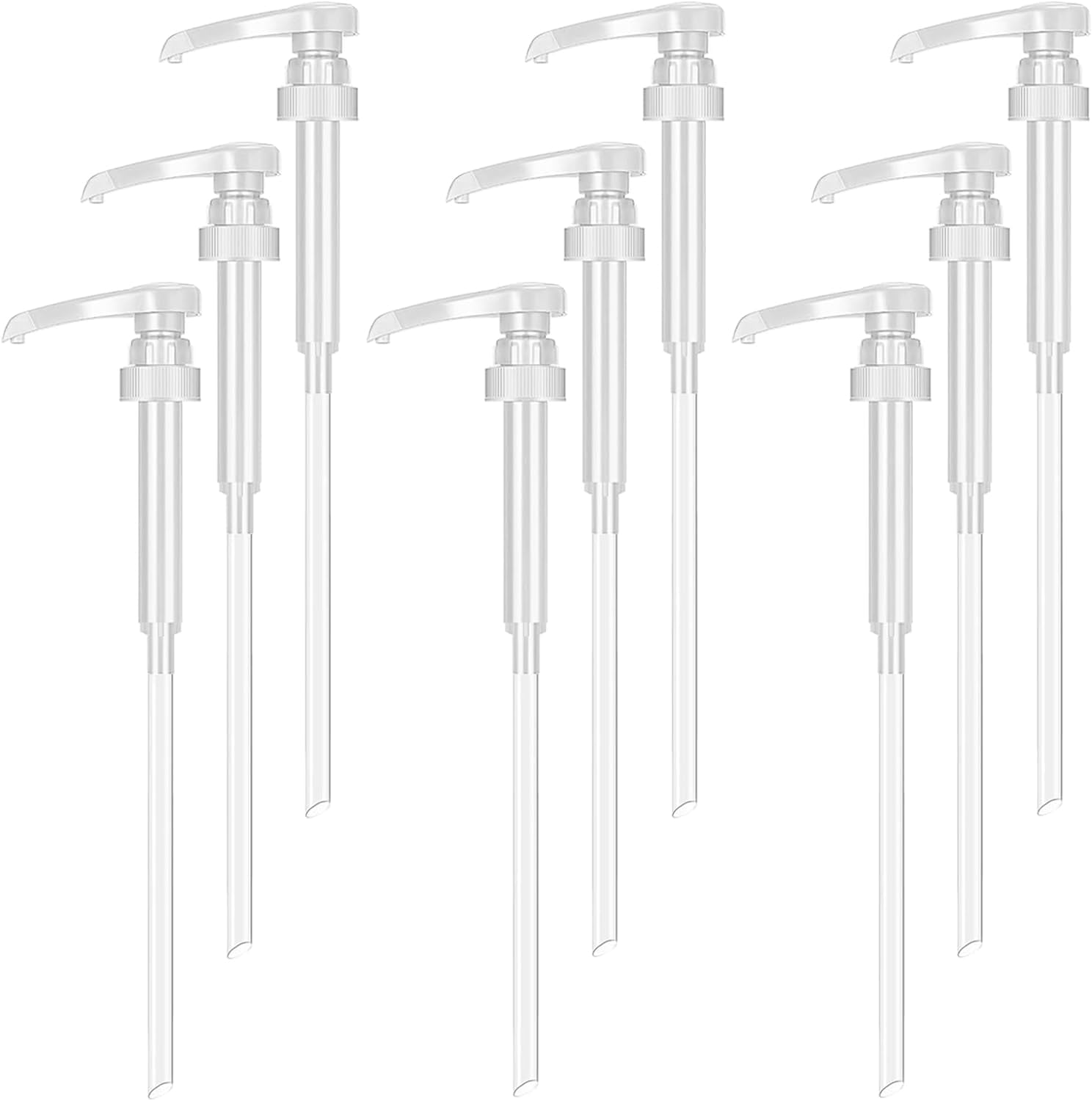 9 Pieces Syrup Pump, Pumps for Skinny Syrup Bottles 25.4 Oz/750 ml, 28 ...