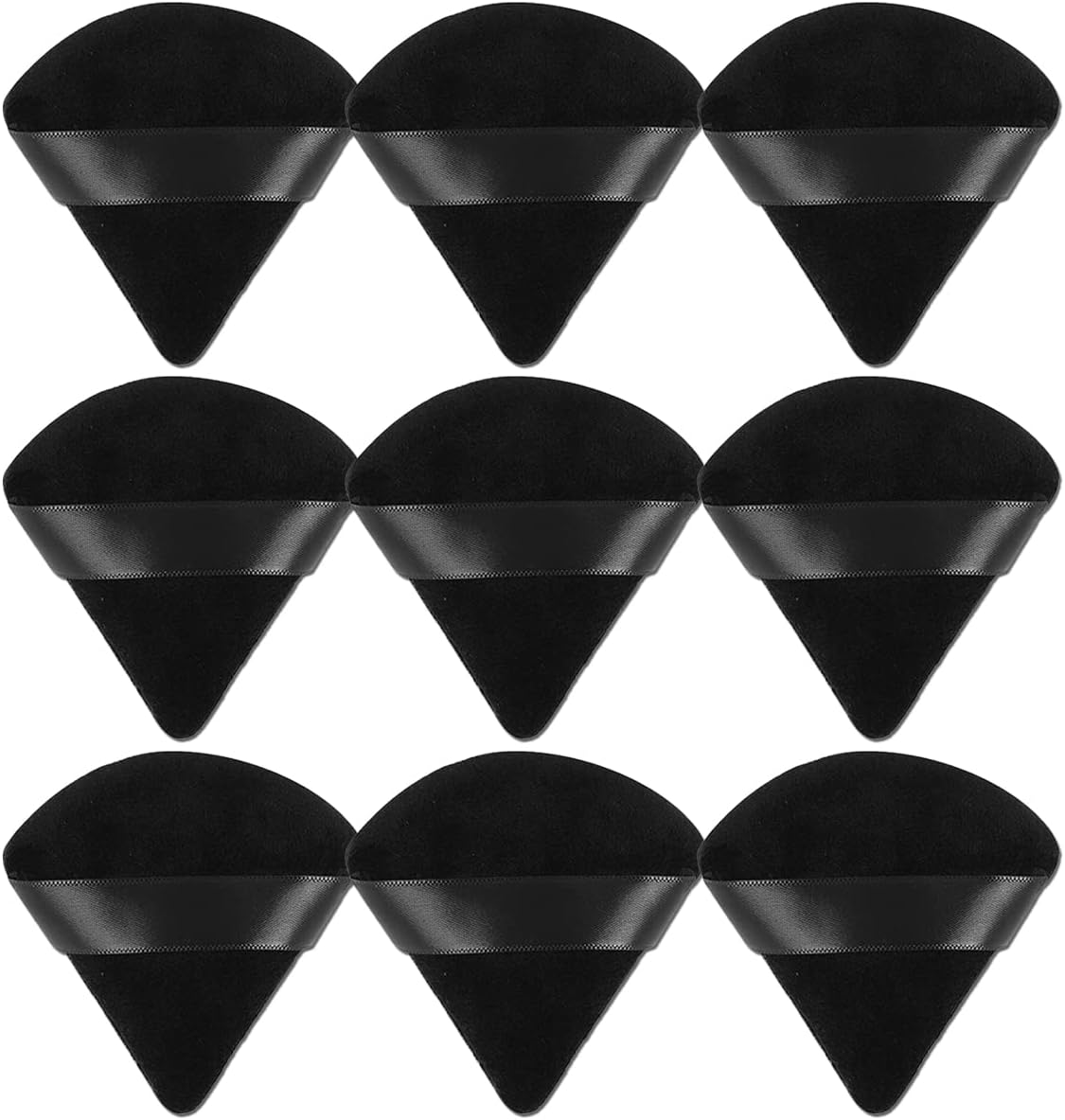 9 Pieces Triangle Shape Powder Puff - Walmart.com