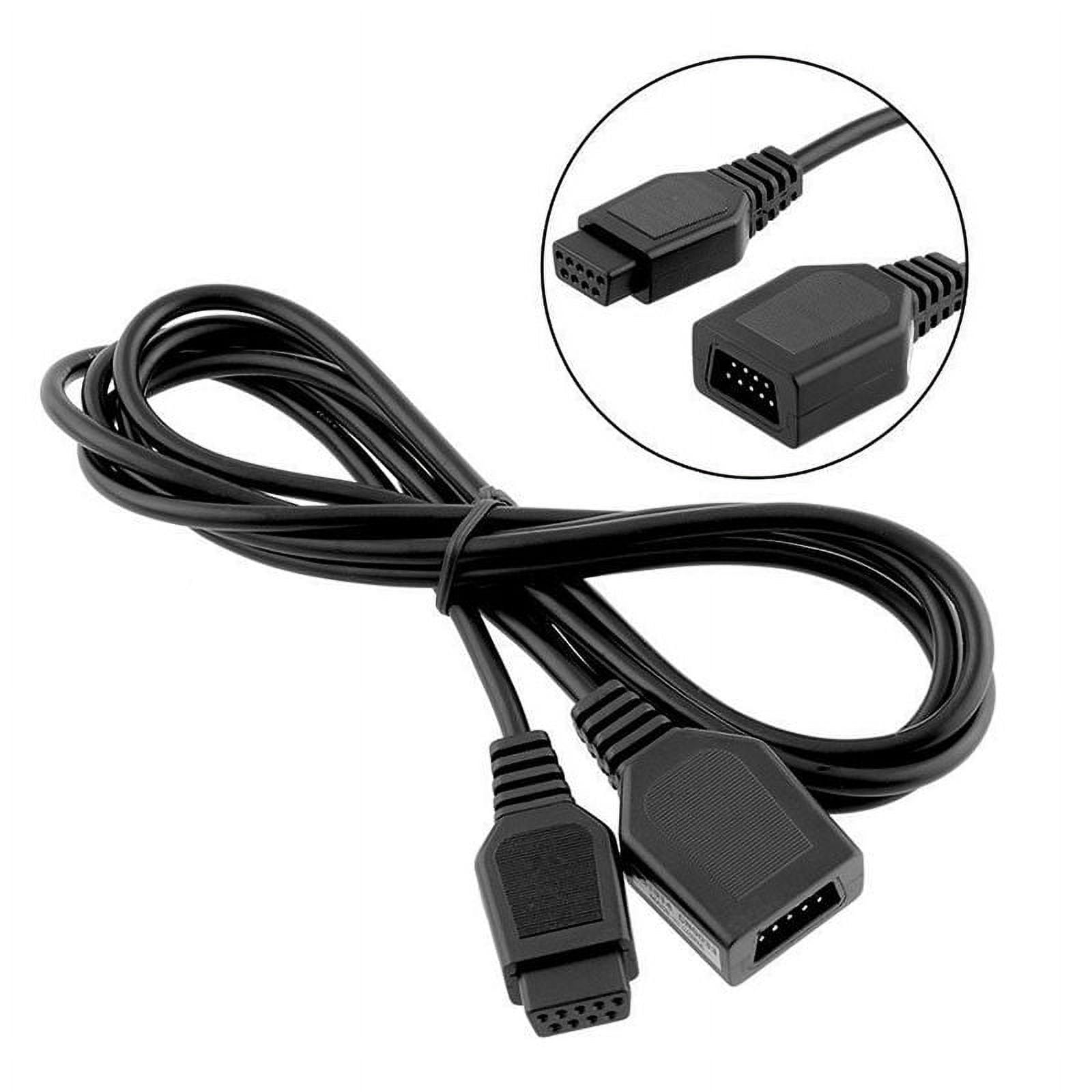 Perfeclan 9 Pin Extension Cable For Sega Genesis 2/3 Megadrive 2 ...