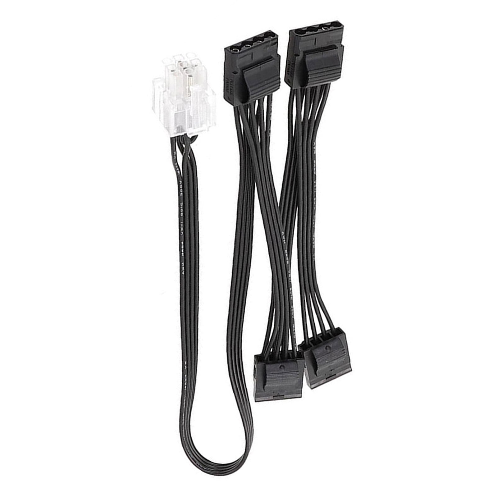 9 Pin Series Modular Cable to Molex 4PIN D Type X4 X3 Power Supply ...