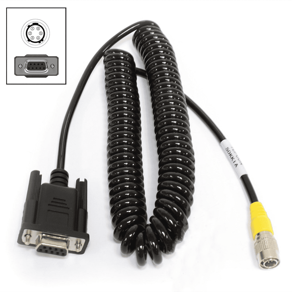 9 Pin Total Station To Data Collector Cable Trimble RANGER For Data ...
