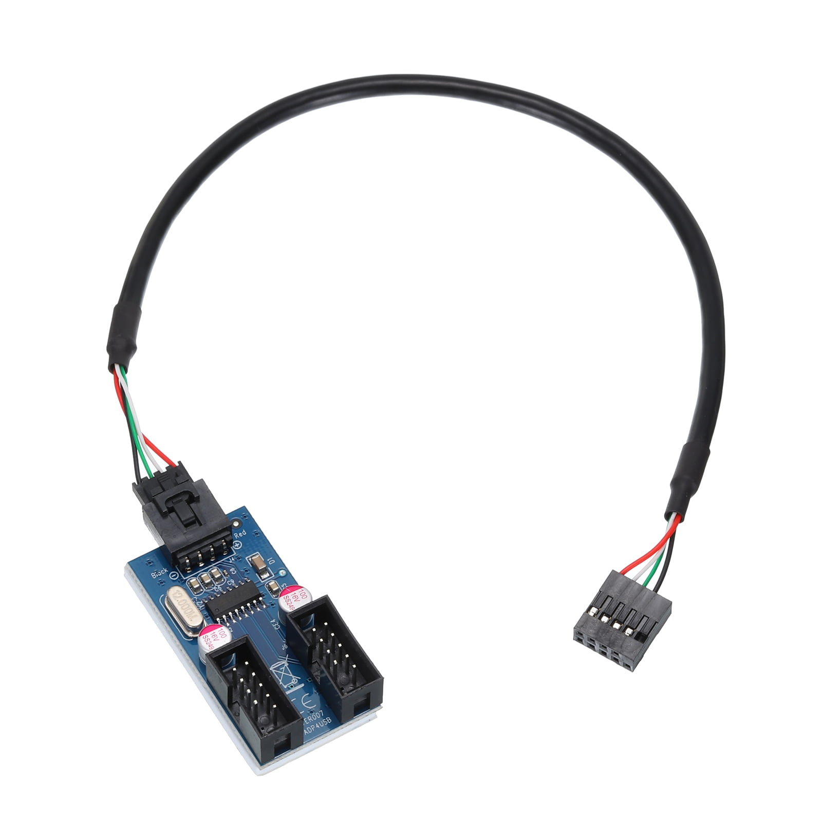 9 Pin USB Header Splitter Male 1 to 2 Female Extension Cable 30cm USB2 ...