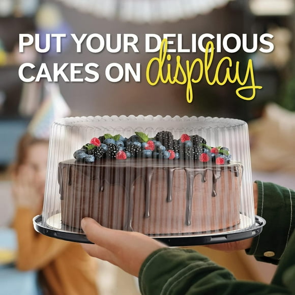 Disposable Plastic Bundt Cake Containers