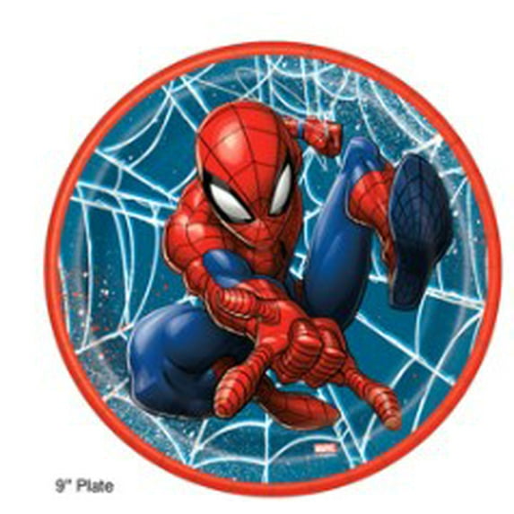 Spider-Man Round 9" Dinner Plates, 8ct - Walmart.com