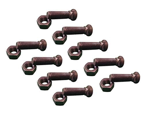 9 - Plow Bolt & Nut for Blades/Cutting Edge, 5/8-11x2 1/2 - Grade 8 ...