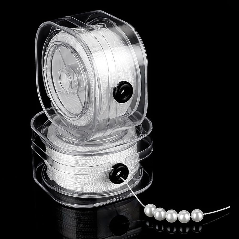 9-Ply Nylon Thread Nylon String for Pearl Jewelry Making with Plastc ...