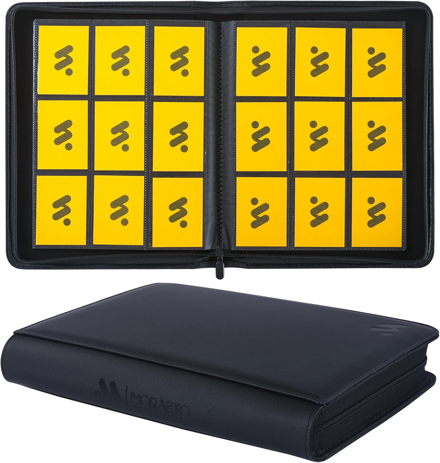 9-Pocket Card Binder Holds 360 Cards with 20 Sleeves, Zipper Storage ...