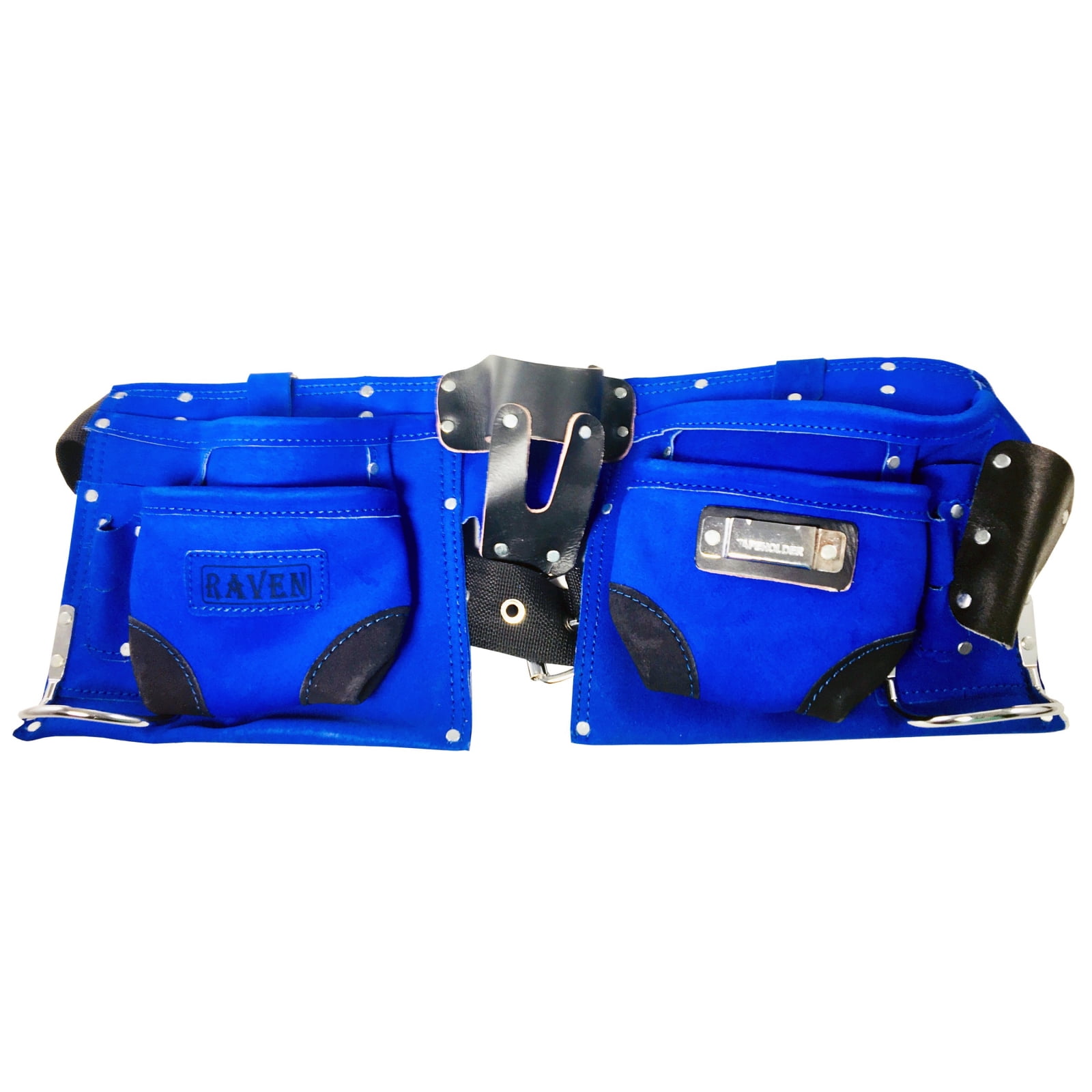Universal Tool Belt, Heavy Duty Suede Leather, 9 Pockets, Fits Hammer ...